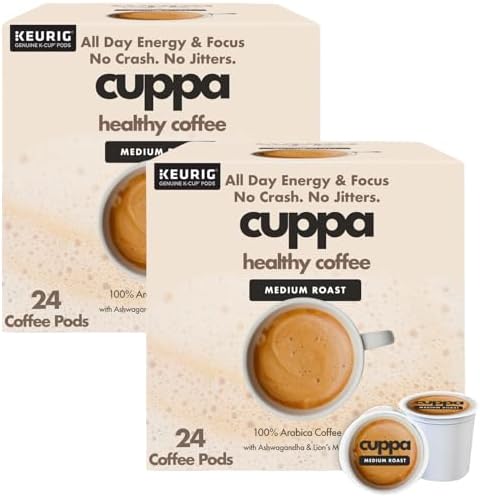 Amazon.com : Cuppa Healthy Mushroom Insant Coffee with Lion's Mane ...