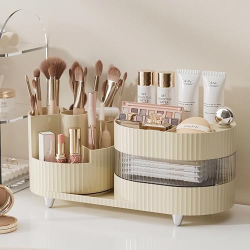 BULLA Makeup Organiser, 360 Rotating Makeup Organiser, Rotating ...
