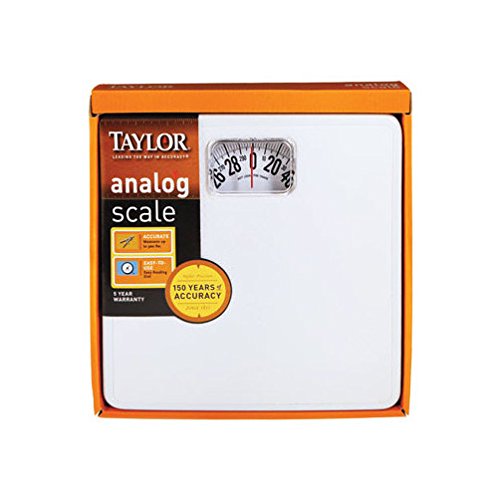 Amazon.com: Taylor Scale Basic Analog 300 Lb. Capacity Solid Steel Base ...