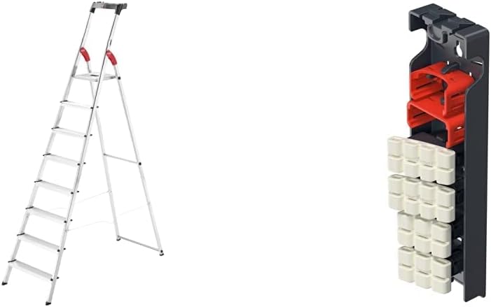 Hailo L60 StandardLine | Aluminum Folding Stepladder | Eight Steps ...