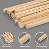 Belle Vous Wooden Dowel Rods (50 Pack) - Wooden Sticks for Crafts ...