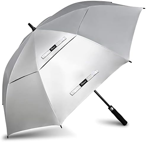 NINEMAX Large Golf Umbrella UV Protection Windproof - 62 Inch UV ...