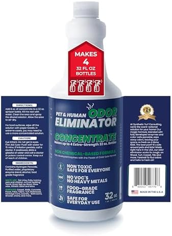 Amazon.com: Pet Urine Enzyme Cleaner Concentrate - Color Safe Peroxide ...
