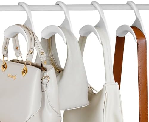 Amazon.com: Vowcarol 4 Pack Purse Hanger for Closet - Handbag Organizer ...