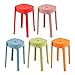 Amazon.com: BeiseYu 18" Plastic Stack Stools 5 Pack, Portable Stackable ...