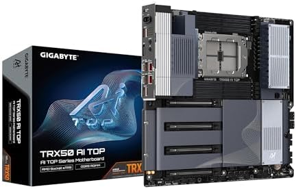 Amazon.com: GIGABYTE TRX50 AI TOP sTR5 AMD TRX50 EATX Motherboard ...