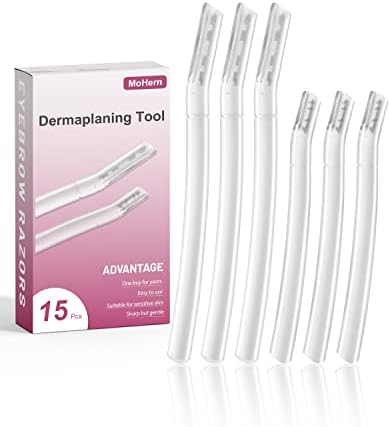Amazon.com: Dermaplane Razor for Women Face, 15 Pcs Microblade Eyebrow ...