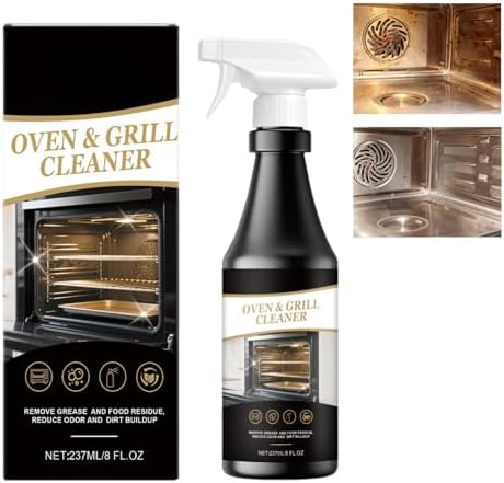 237ml Heavy Duty Oven Cleaner Spray,Fast Acting Foam Cleaner,Kitchen ...