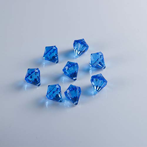 Buy Liying 20 Carat Acrylic Diamond, 60 Pcs Plastic Faux Round Diamond ...