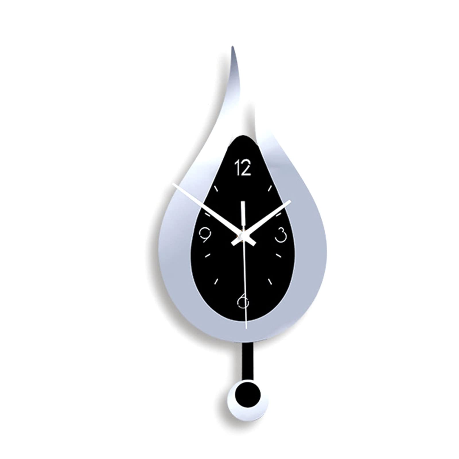 Amazon.com: Modern Water Dropping Design Wall Clock Creative Acyrlic ...