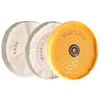 Amazon.co.jp: STEBREAM Grinder Buff Polishing Cloth Buff Set of 3, 6 ...