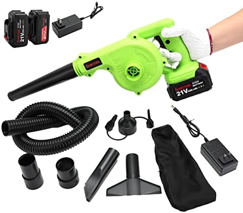 Amazon.com: Cordless Blower, 3-in-1 Small Blower with 2 Lithium Battery ...