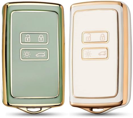 for Renault Key Card Case - 2Pcs TPU Car Key Covers Compatible with ...