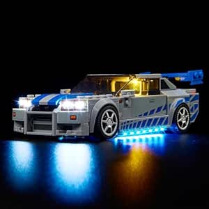 BrickSoul Led Light Kit for Lego 2-Fast-2 Furious Nissan Skyline GT-R ...