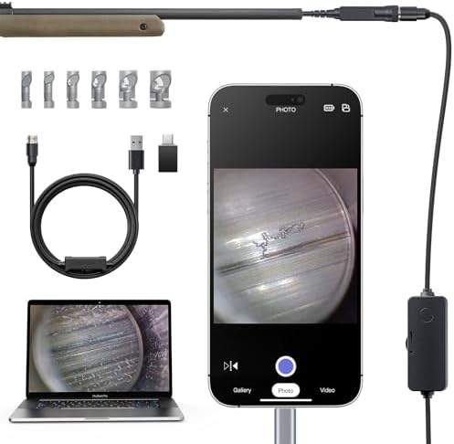 Teslong Rifle Borescope for Phone & PC, USB C Bore Scope Camera with ...