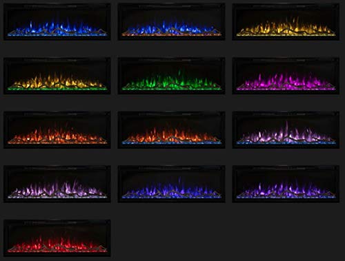 Modern Flames Spectrum Slimline Wall-Mount/Recessed 50" Electric ...