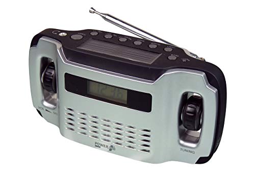 POWERplus Lynx Solar, Dynamo AM/FM Radio with integrated Flashlight ...