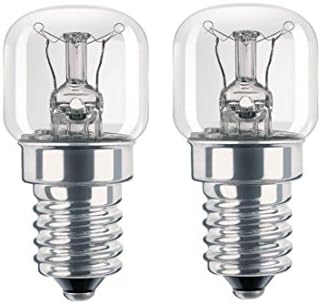 4 Fridge Bulb 15W E14 SES Replacement Appliance Small Screw Lamp Bulb ...