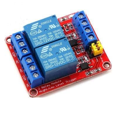 SRD-12VDC-SL-C 2-Circuit 12VDC Relay Module: Amazon.com: Tools & Home ...