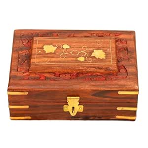VDR Handcrafted Wooden Jewellery Box for Women | Intricately Hand ...
