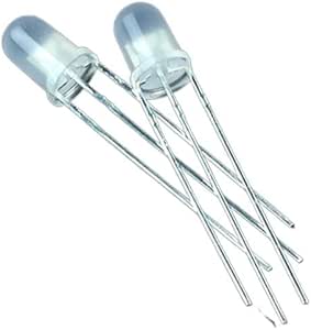 ROBAUN 30Pcs LED 5MM Red & Green Common Cathode amp; Anode High ...