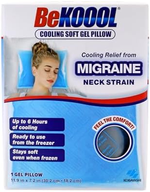 Amazon.com: BeKOOOL Cooling Soft Gel Pillow - Reusable Cooling Relief ...