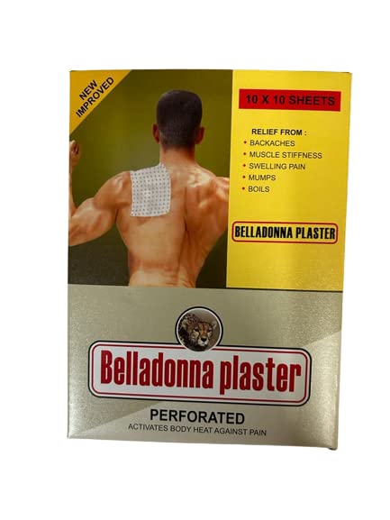 Belladonna Plaster Perforated 10's 10 Sheets : Amazon.in: Health ...