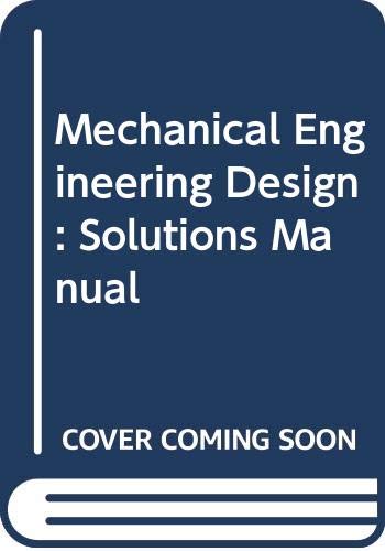 Mechanical Engineering Design: Joseph Edward Shigley: 9780070569003 ...