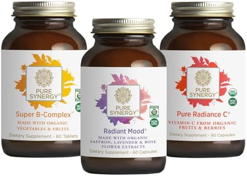 Amazon.com: PURE SYNERGY Mood and Adrenal Support Bundle | Mood Support Supplement with Organic ...