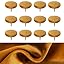 Plush Velvet Covered Fabric Buttons Upholstery Nail Back Buttons for ...
