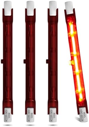 HomeVibe 2pc Halogen Heater Replacement Tubes 225mm Fire Bar Element ...