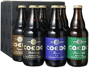Amazon.co.jp: COEDO コエド ビール 瓶333ml 6本セット コエドビール専用ボックスつき : 食品・飲料・お酒