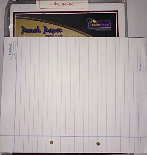 SBD Best Friend ONE Side LINE ONE Side Plain Practical File Punch Pack ...