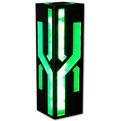 Cyberpunk Futuristic Night Lamp | Neon Inclined Lines | Sci-Fi ...