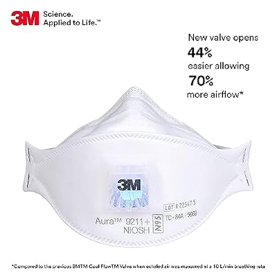 3M Aura Particulate Respirator 9211+, N95, Pack of Australia | Ubuy