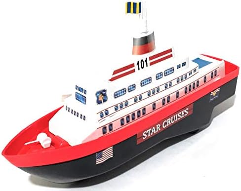 JAPSI Go Star Cruise Ship Replica | Pull Back Toy | Water Boat | Toys ...