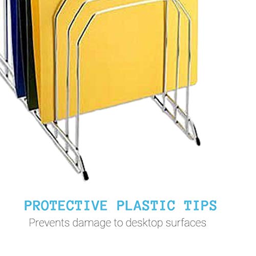 Snapklik.com : 1InTheOffice Metal Incline Desktop File Sorter, 8 ...