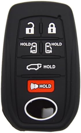 Amazon.com: Silicone Key Fob Cover Case for 6 Buttons Toyota Sienna ...