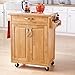 Amazon.com: Mainstays Kitchen Island Cart, Multiple Finishes (Natural ...