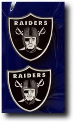 Amazon.com: Oakland Raiders Team Mascot Logo Refrigerator Magnet 2 Pack ...