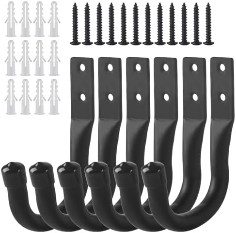 keypak Universal Heavy Duty Garage Storage Hooks Set (6 Pack) : Amazon ...
