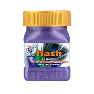 Flash Metallic Color (Lilac, 50ml) : Amazon.in: Home & Kitchen