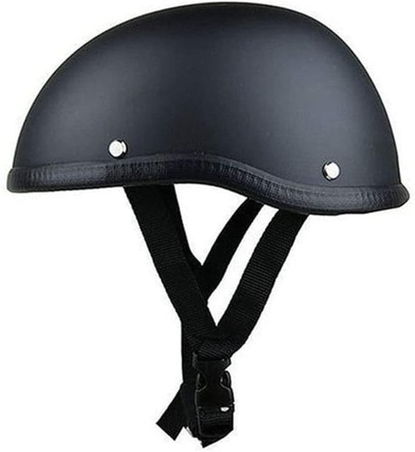 Amazon.com: Street Beanie Motorcycle Helmet, Classic Retro Half Helmets ...