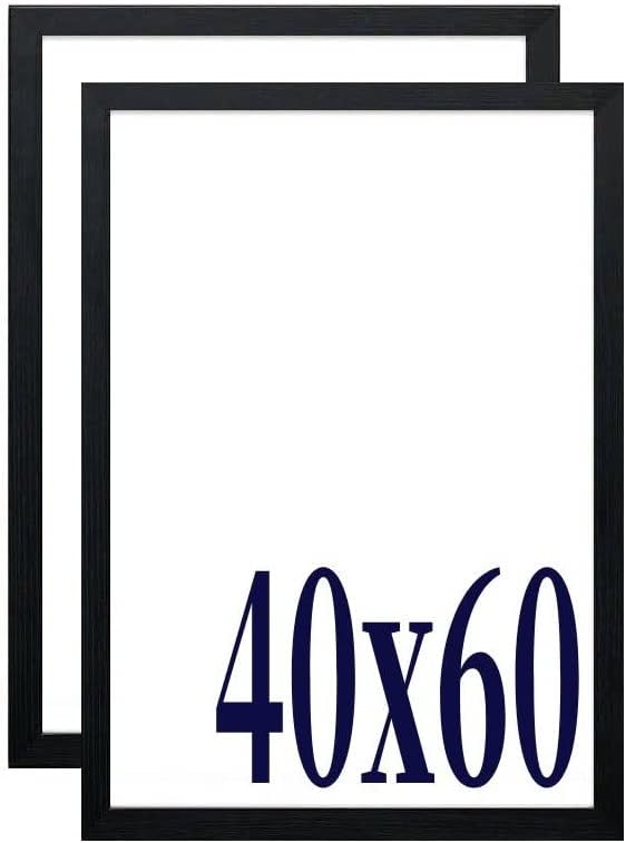 Z&Q Wall Display Pictures Posters Photo Frame Black - 40x60cm (Set of 2 ...