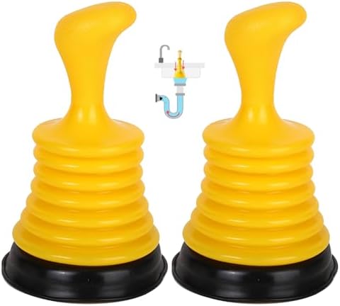 IUSOT 2 Pcs Sink Plunger, Sink Unblocker Tool, Plunger Toilet Unblocker ...