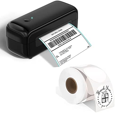 Amazon.com : Phomemo Label Printer with Thermal Shipping White Labels 2 ...