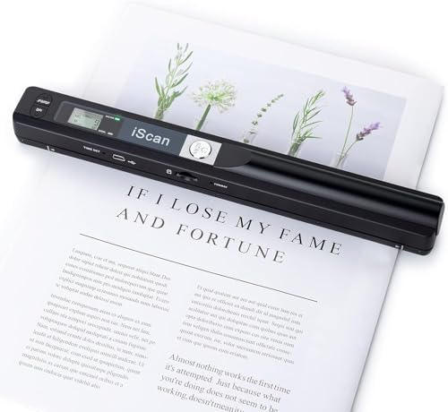 CZUR Shine Ultra Smart Portable Document Scanner, USB Book Scanner with ...