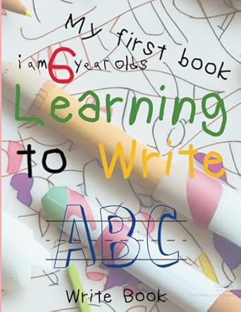 My First Book : Learning to write | A guide to teaching writing skills ...