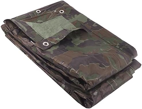 BAUSTER® Bâche en tissu 4 x 6 m 24 m² - Couleur camouflage - 80 g/m² ...