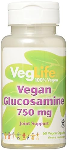 Amazon.com: Veglife Glucosamine Vegan, Veg Cap (Btl-Plastic) 750mg 60ct ...